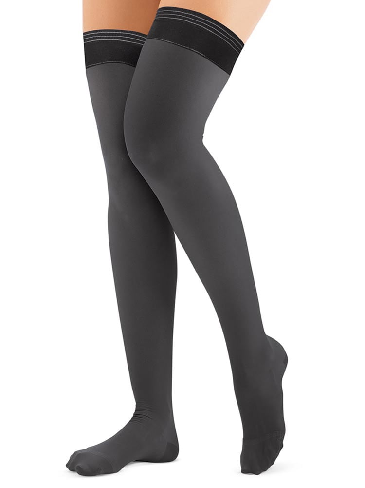 Collections Etc Stylish Compression Thigh Highs With Different Patterns Set Of 3