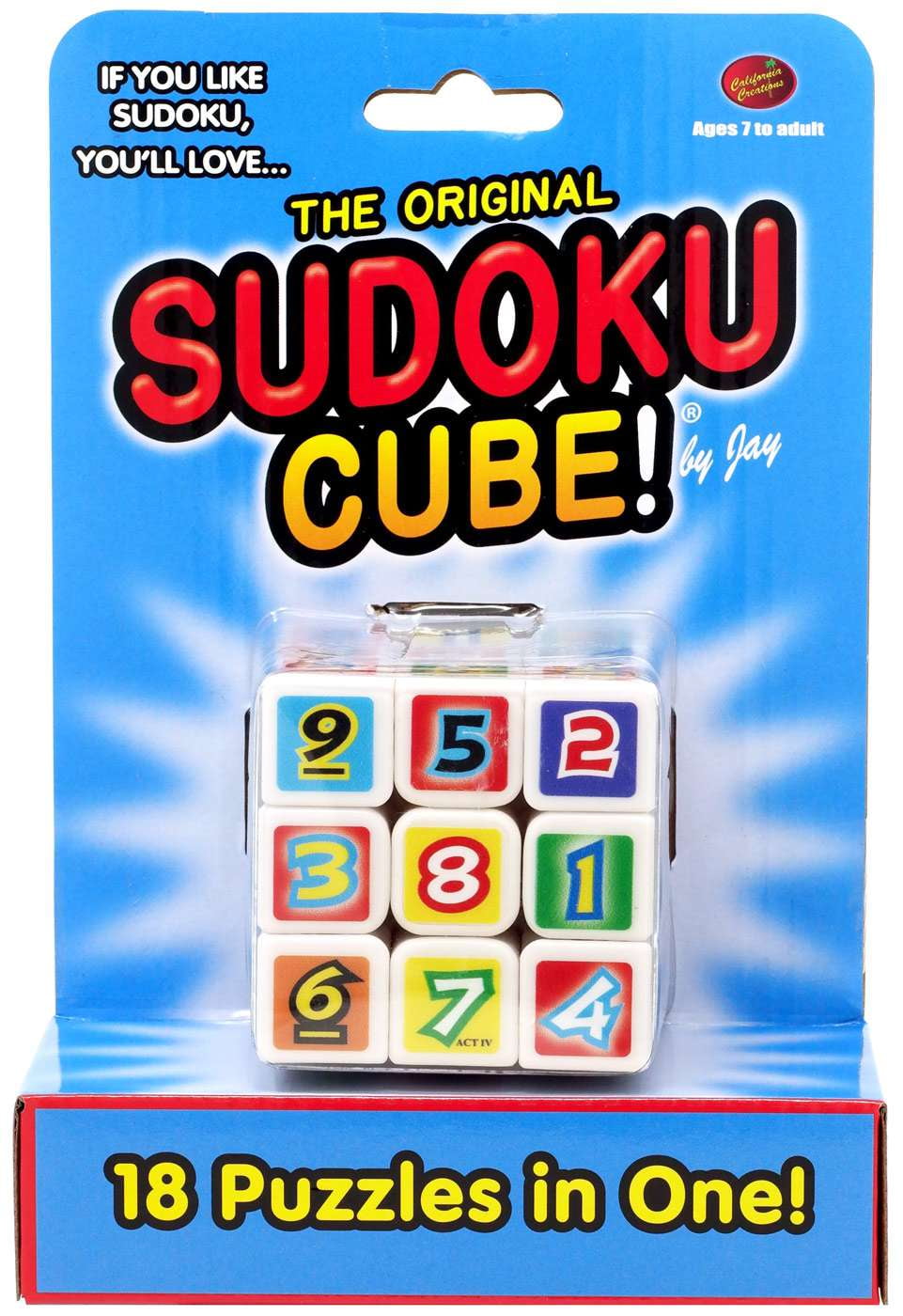 Collections Etc Sudoku 3D Cube - 18 Different Puzzles in One - Walmart.com