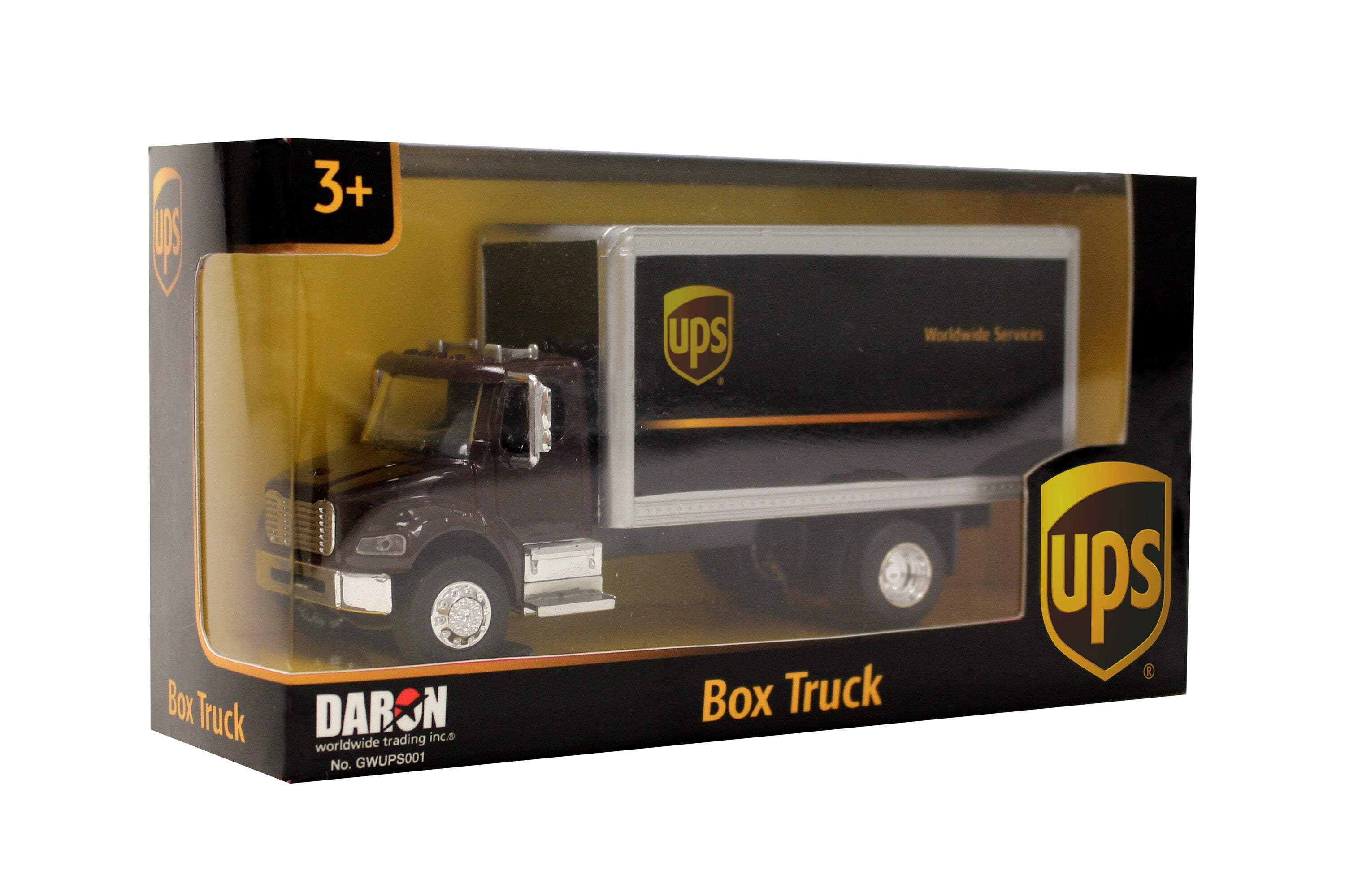 Collections Etc UPS Box Truck 1:50 Scale Die-cast Collectible Delivery ...