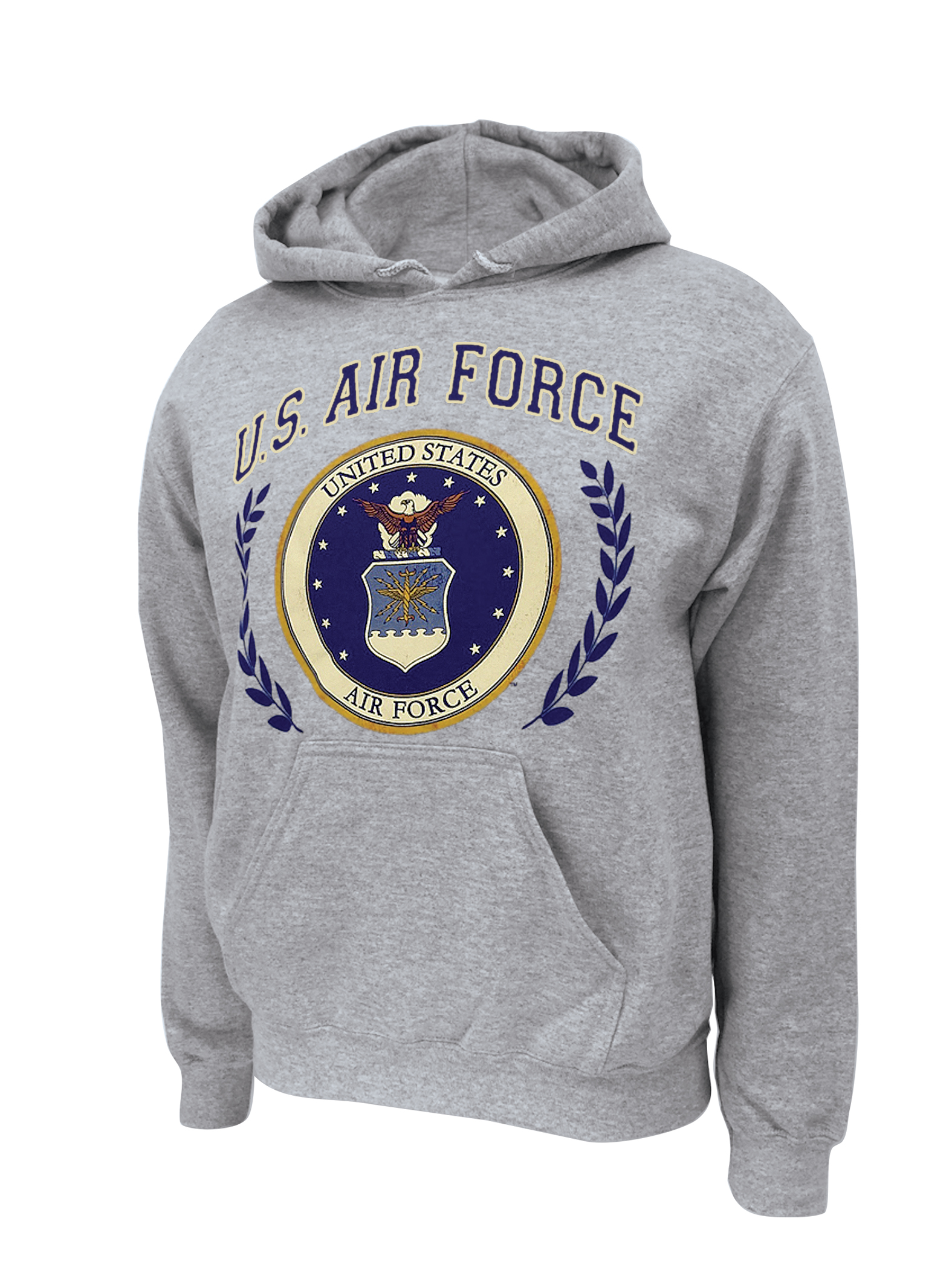 Collections Etc US Military Branches Laurel Leef Hooded Sweatshirts ...