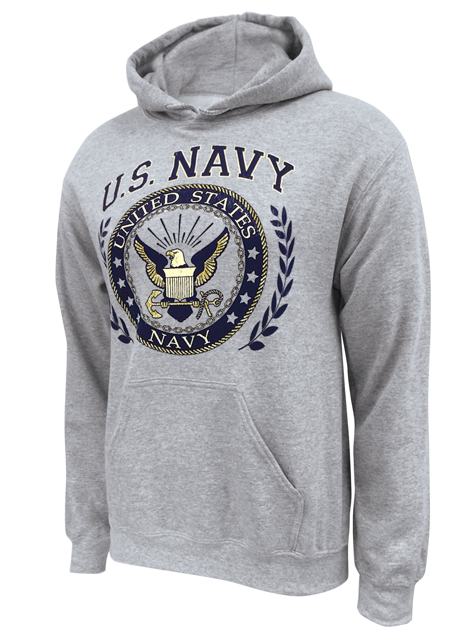 Collections Etc US Military Branches Laurel Leef Hooded Sweatshirts ...