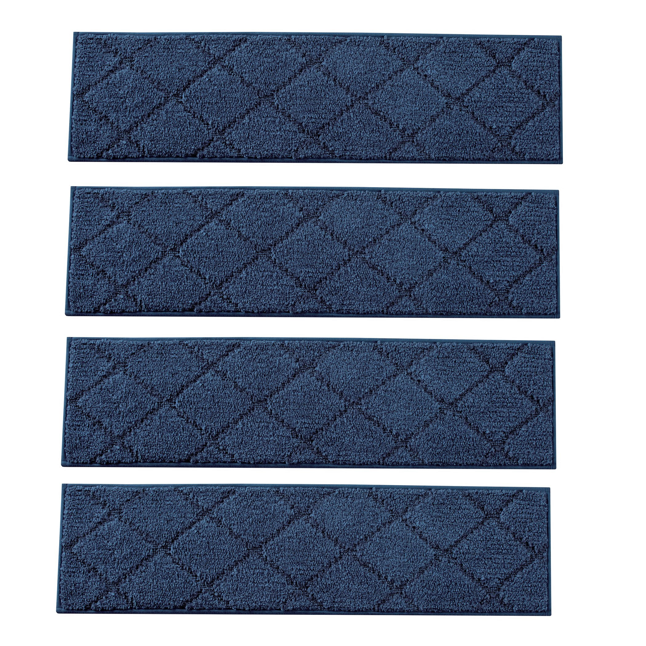 Collections Etc Ultra-Soft Diamond Design Slip-Resistant Stair Treads ...