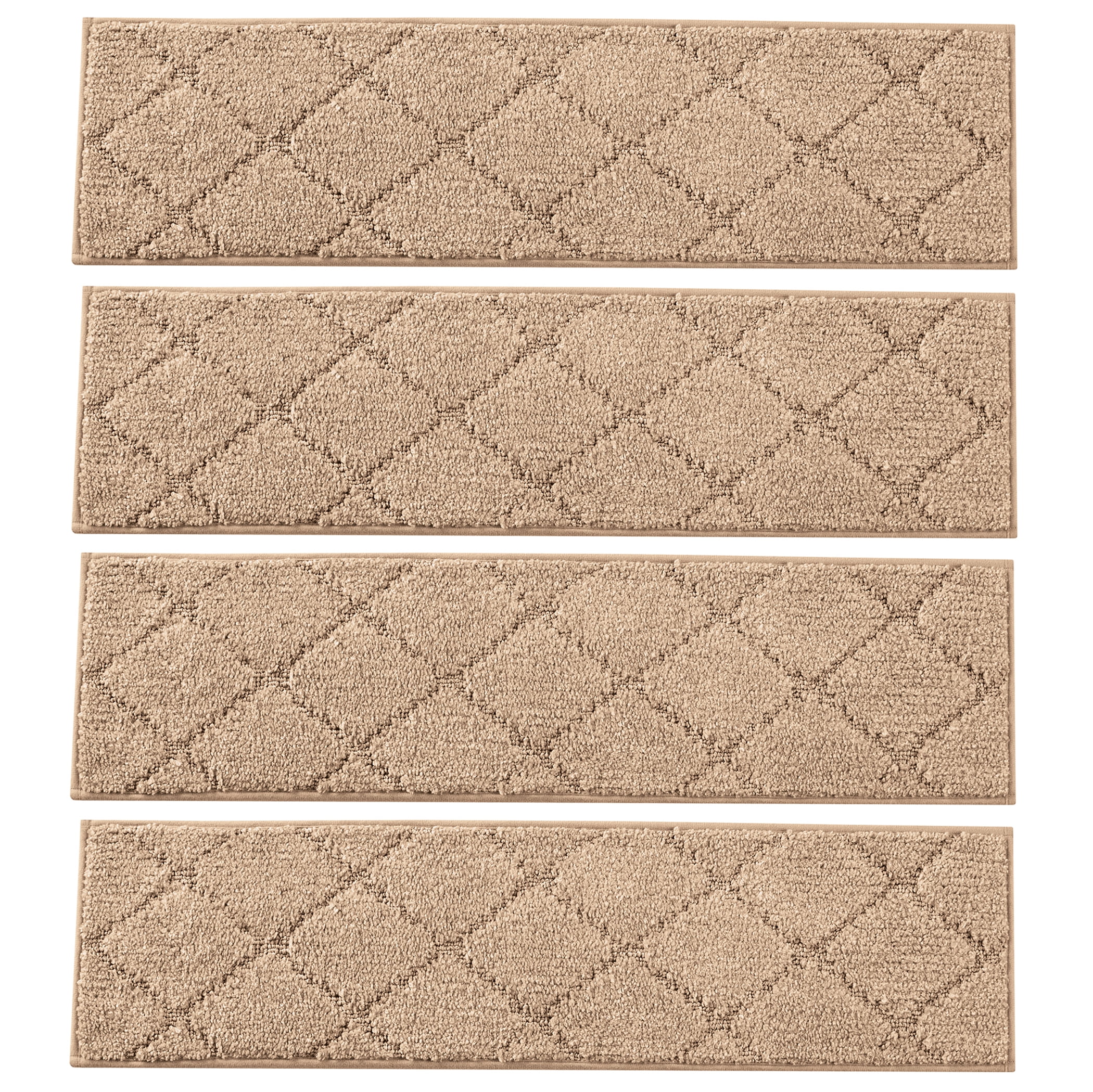Collections Etc Ultra-Soft Diamond Design Slip-Resistant Stair Treads ...