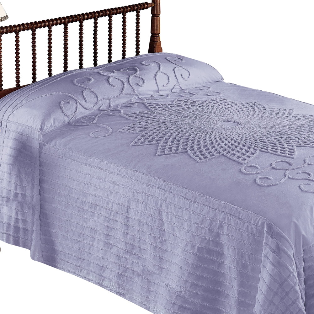 Collections Etc. Vintage Starburst Chenille Bedspread, King Size ...