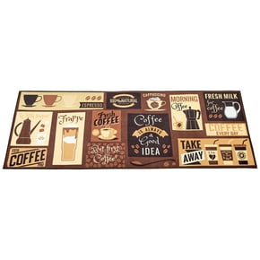 Coffee Themed Kitchen Rugs