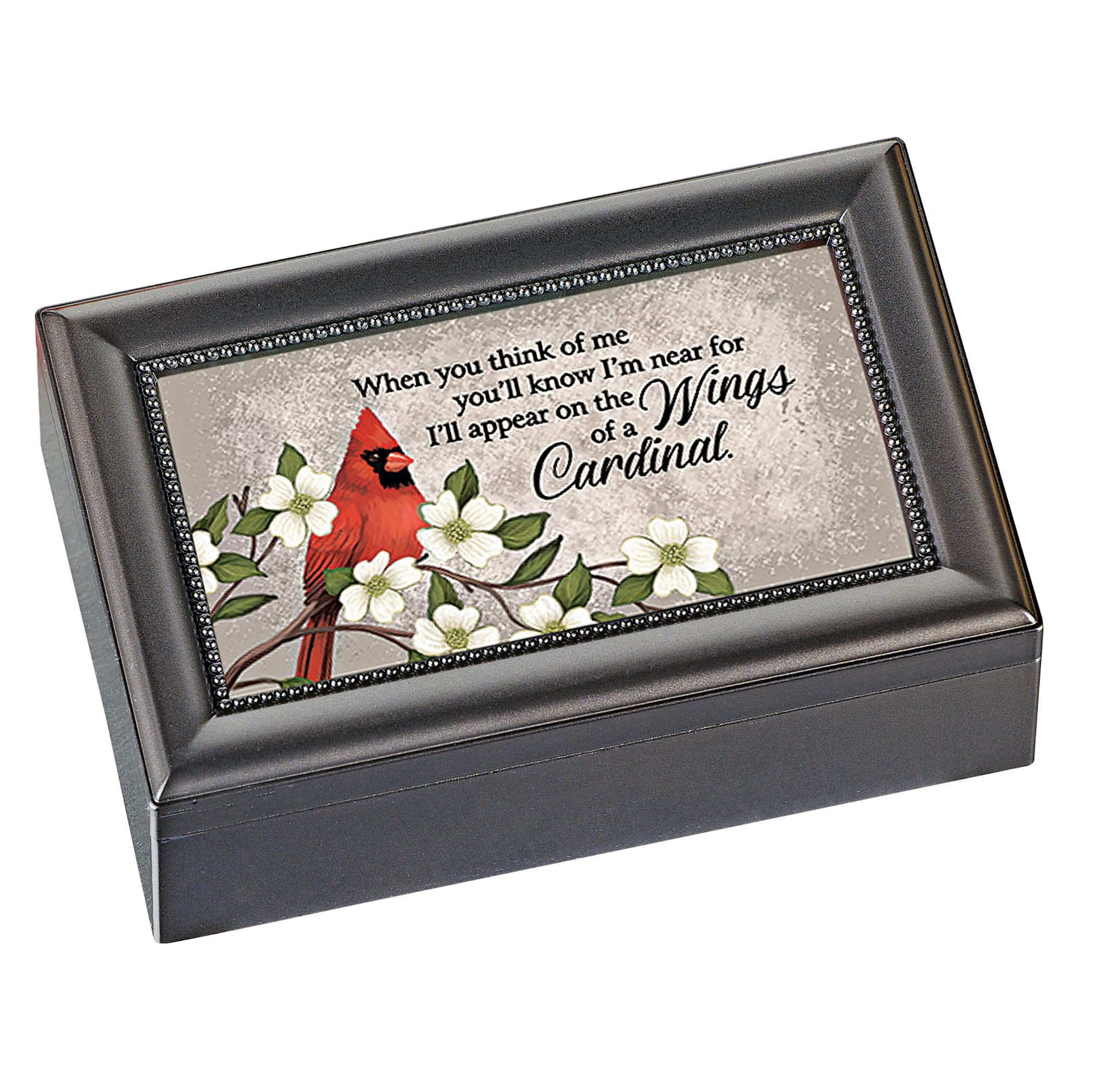 Collections Etc Wings of a Cardinal Keepsake Jewelry Music Box ...