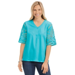 Women's Turquoise Tops