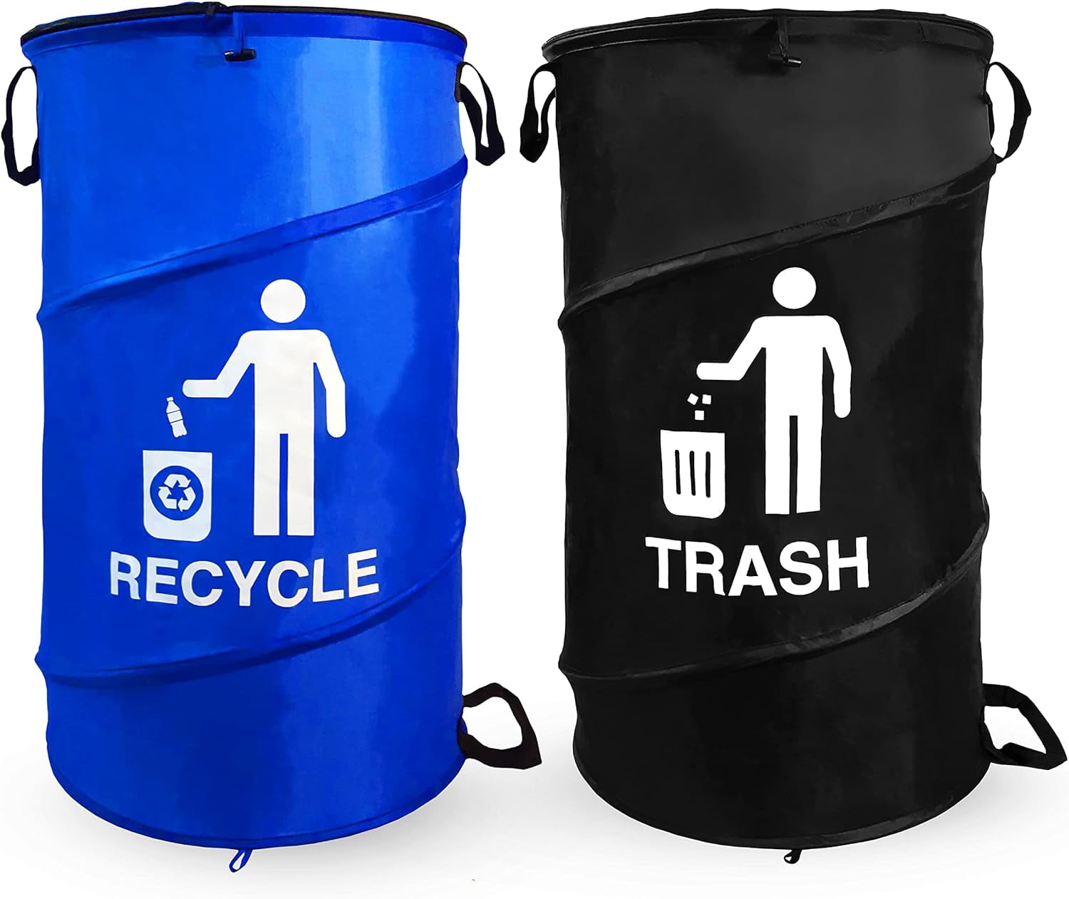 Collections Large Durable Waterproof Combo pop up Recycle and Trash ...