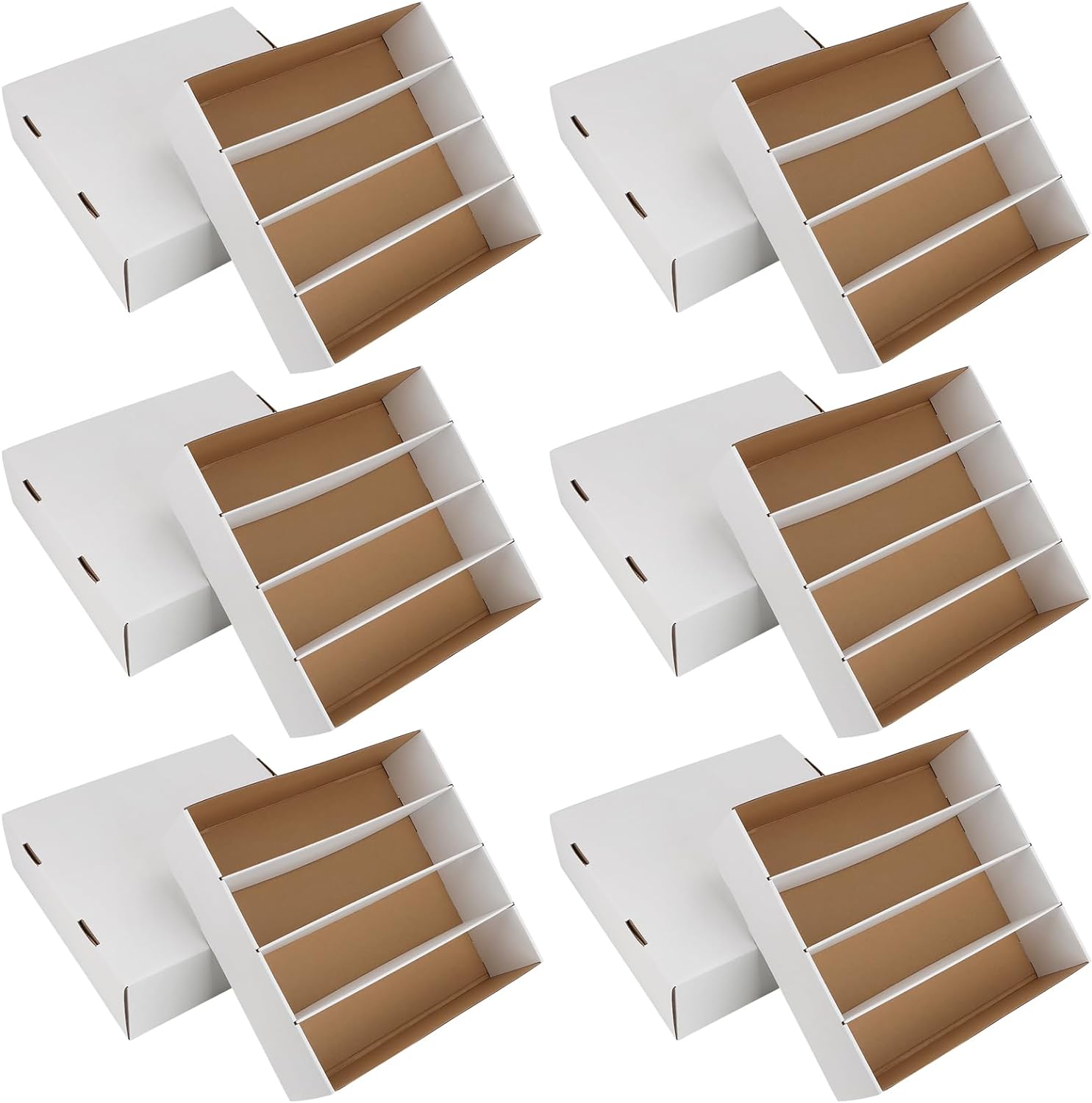 Collector Card Storage Box 3120 Count Trading Cards Box White Sports ...