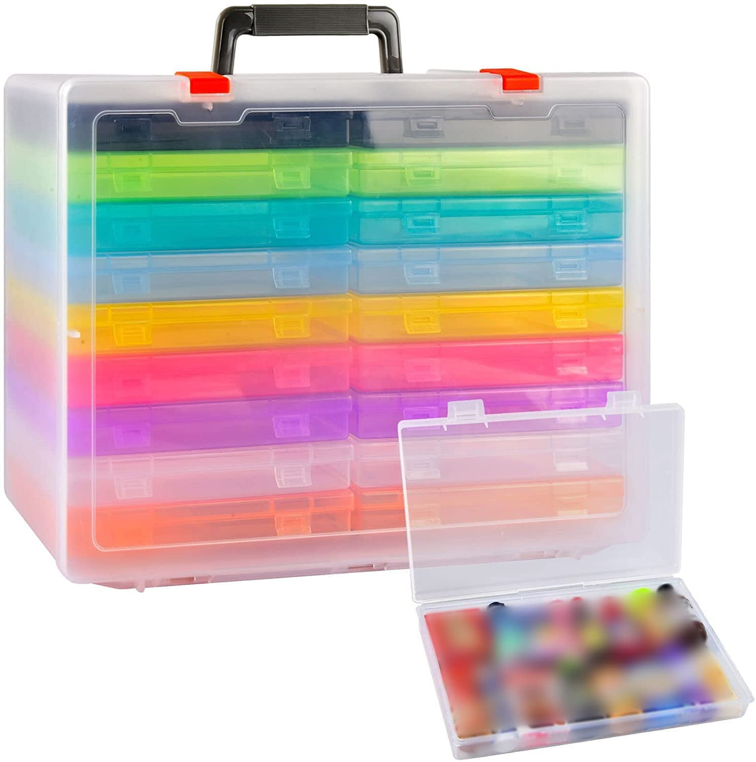 Large Capacity Collector Case for Mini Brands Series 1-3, 18 ...