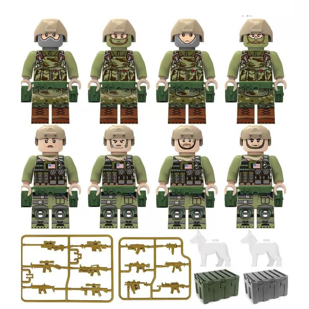 Collector Series Mini Figure Set Military Toy Building Blocks - Walmart.com