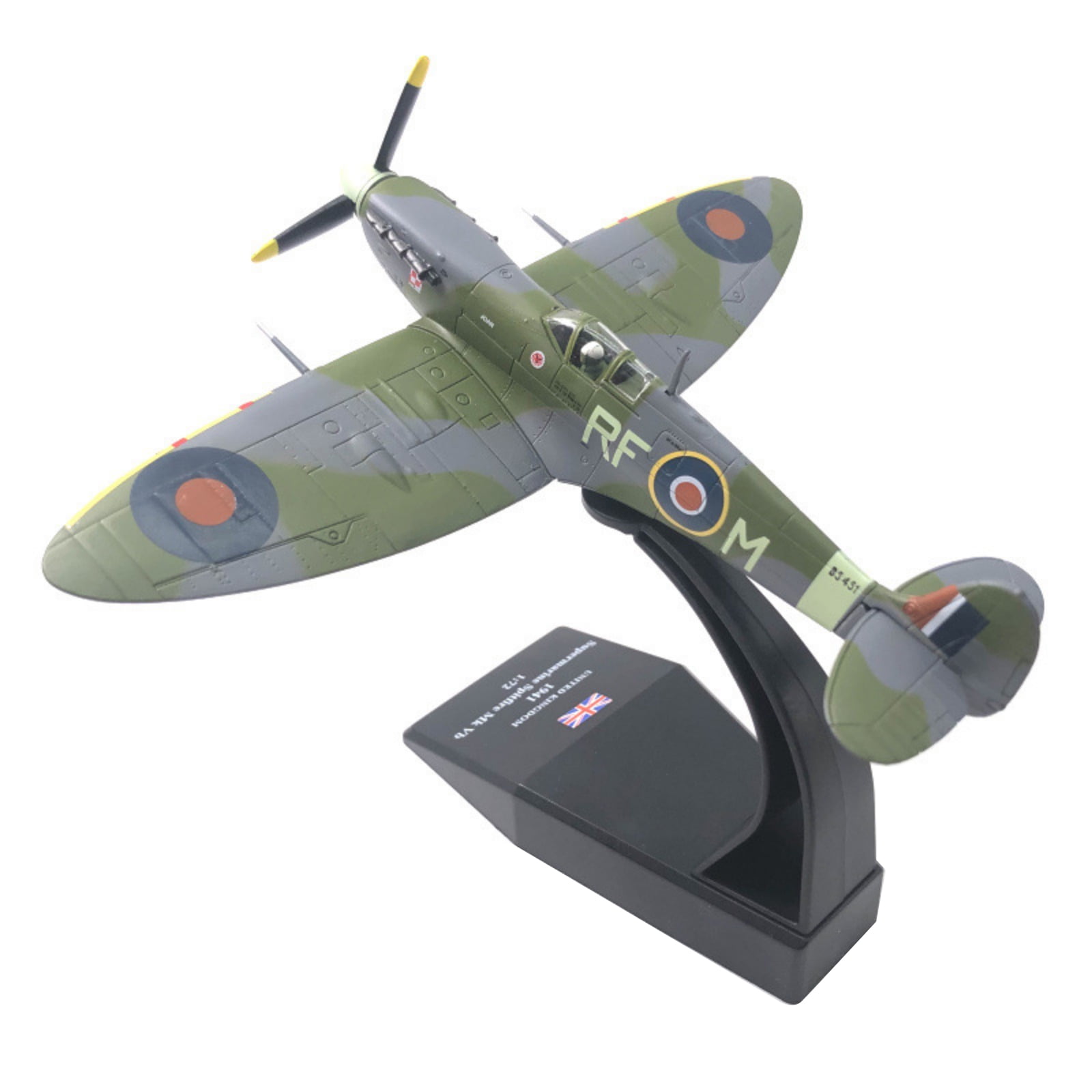 Collector WWII British Spitfire Fighter Diecast Model Airplane for ...