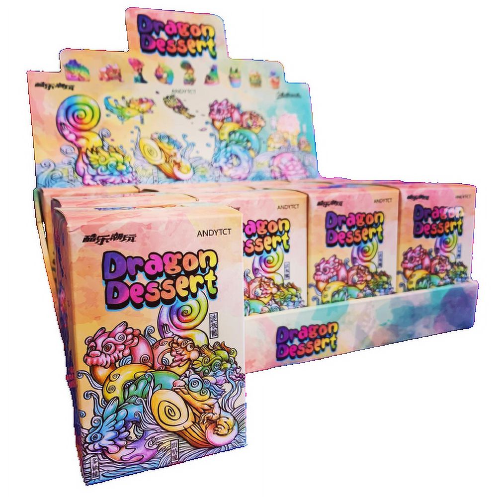 Collector mates Dragon Dessert Mystery Pack, Blind Box Figure Case of ...