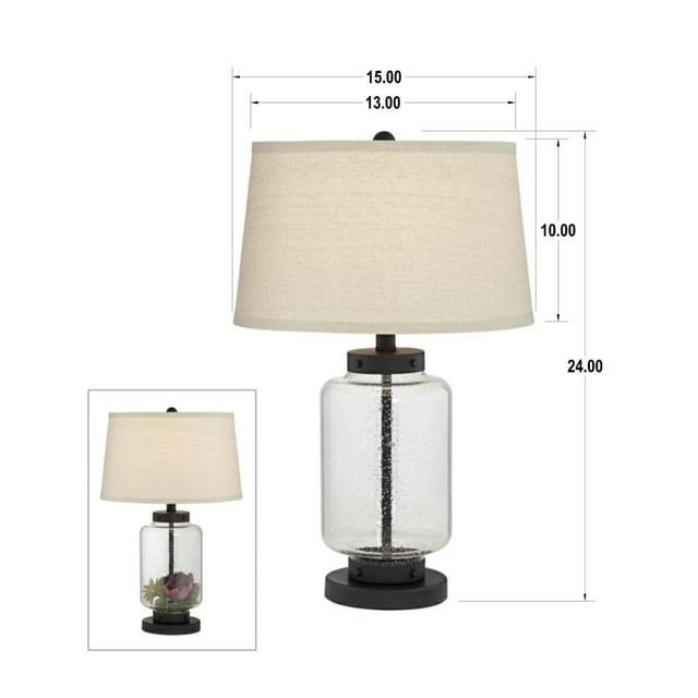 Collectors Dream Black Fillable Table Lamp - Walmart.com