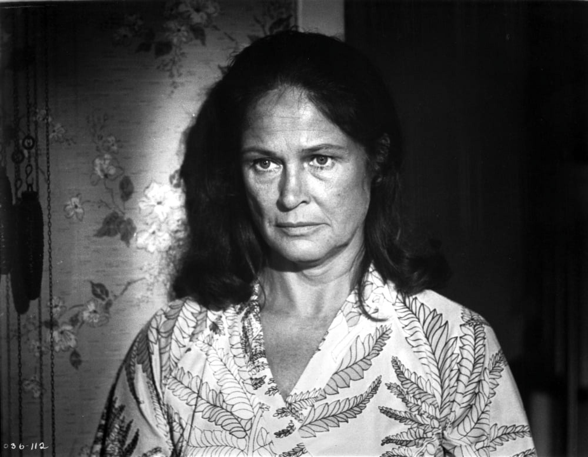 Colleen Dewhurst Looking Serious in Floral Dress Portrait Photo Print ...