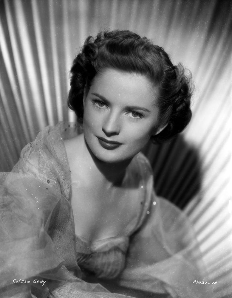 Colleen Gray Posed in White Gown Portrait Photo Print (24 x 30 ...