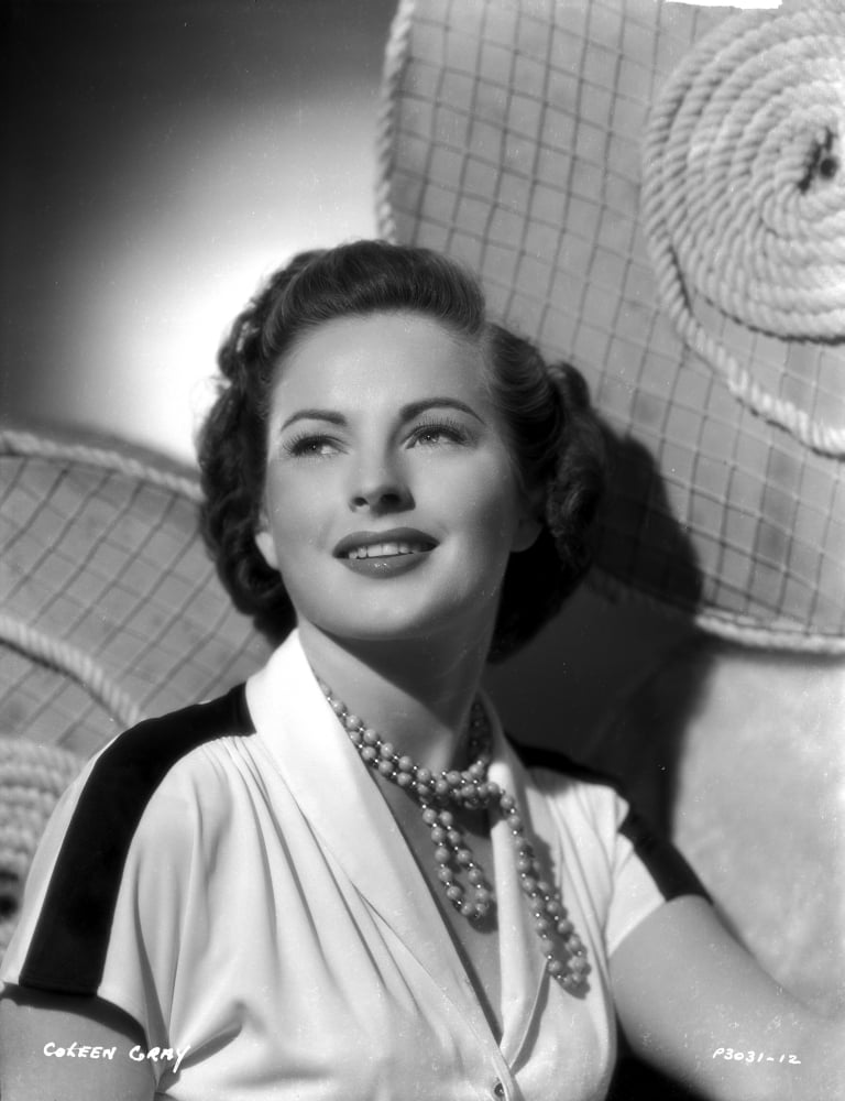 Colleen Gray sitting and smiling Portrait Photo Print (24 x 30 ...