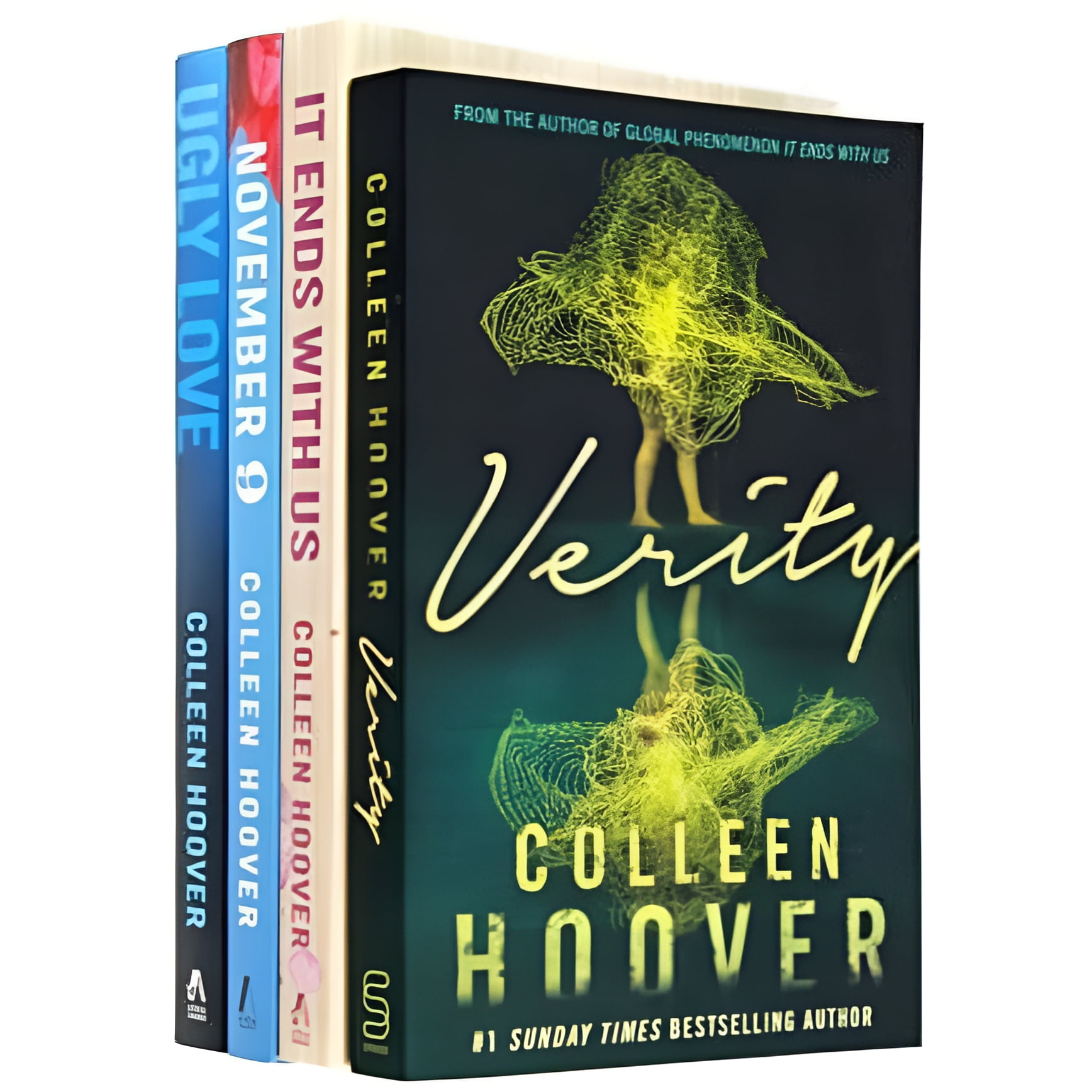 Colleen Hoover 4 Book Set: It Ends With Us, Ugly Love, November 9 ...