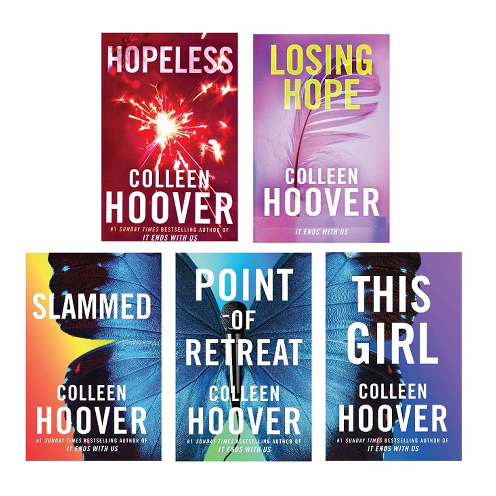 Colleen Hoover Novels: 5 Book Set (Slammed, Point of Retreat, This Girl ...