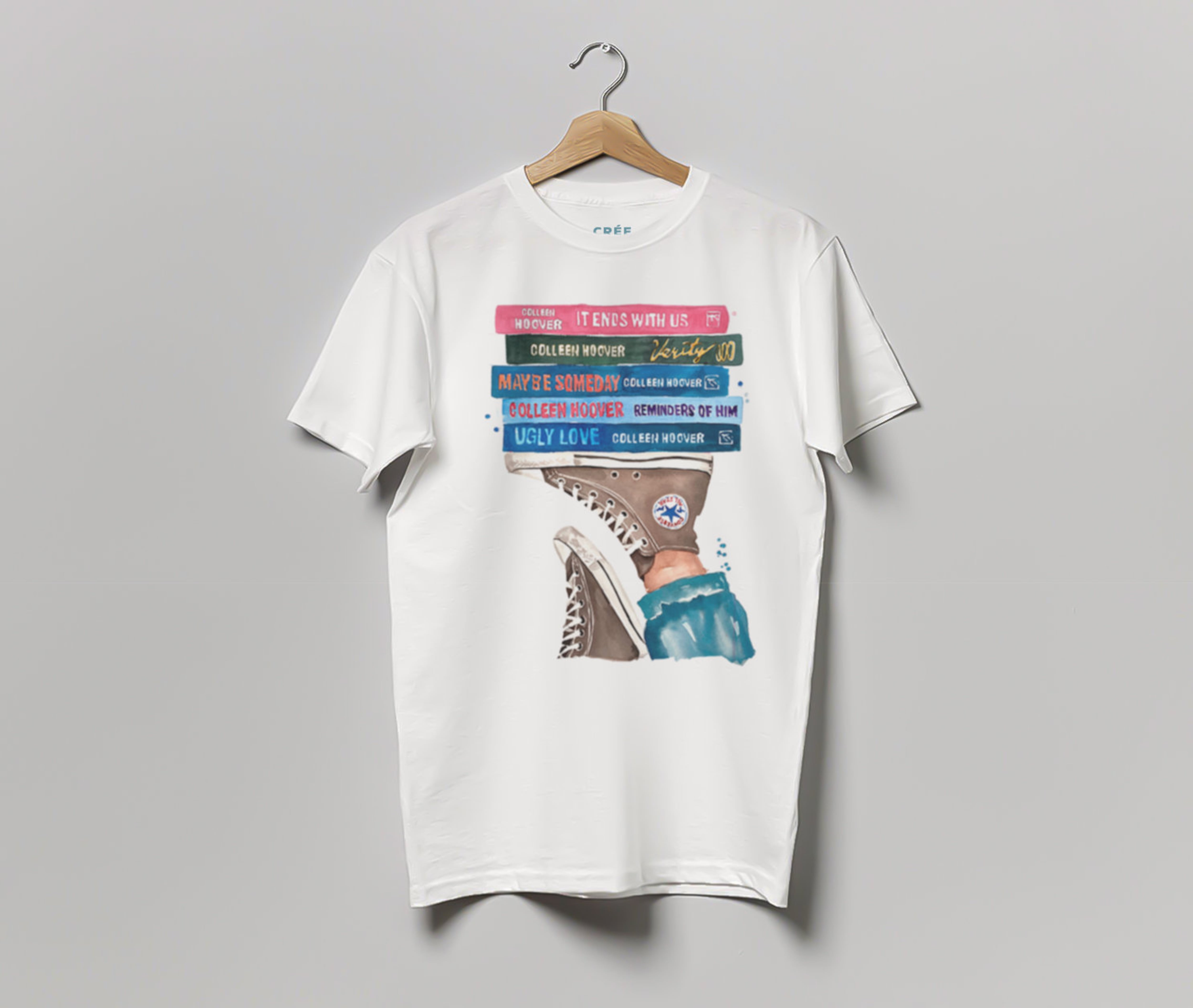 Colleen Hoover books collection t-shirt, THICK PREMIUM COTTON bookish t ...