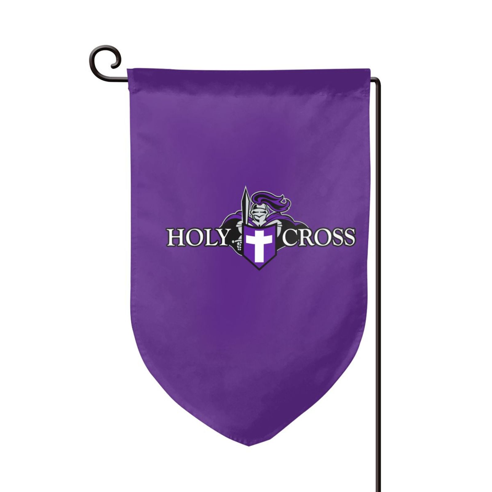 College A Of The Holy Cross Logo Garden Flag - Double Sided Banners For ...