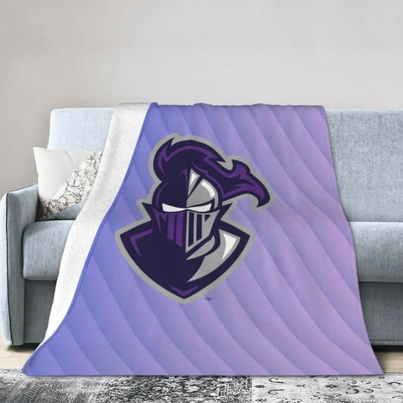 College A Of The Holy Cross Logo Ultra-Soft Micro Fleece Blanket Multi ...