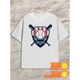 College Baseball Club men white 180G 100% Cotton Cool shirts,Funny ...