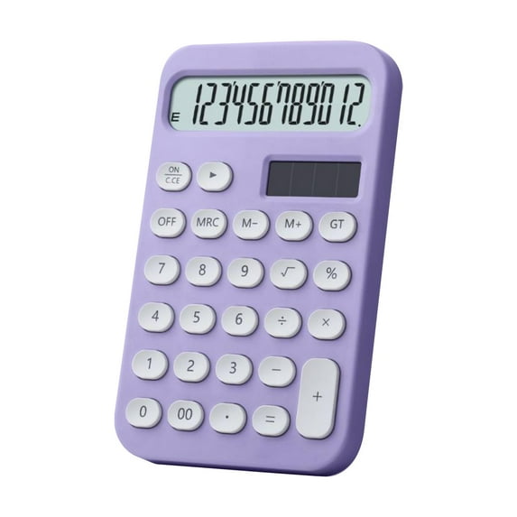 College Calculator, Tyeign Colorful Desktop Calculator 12 Digit Basic ...