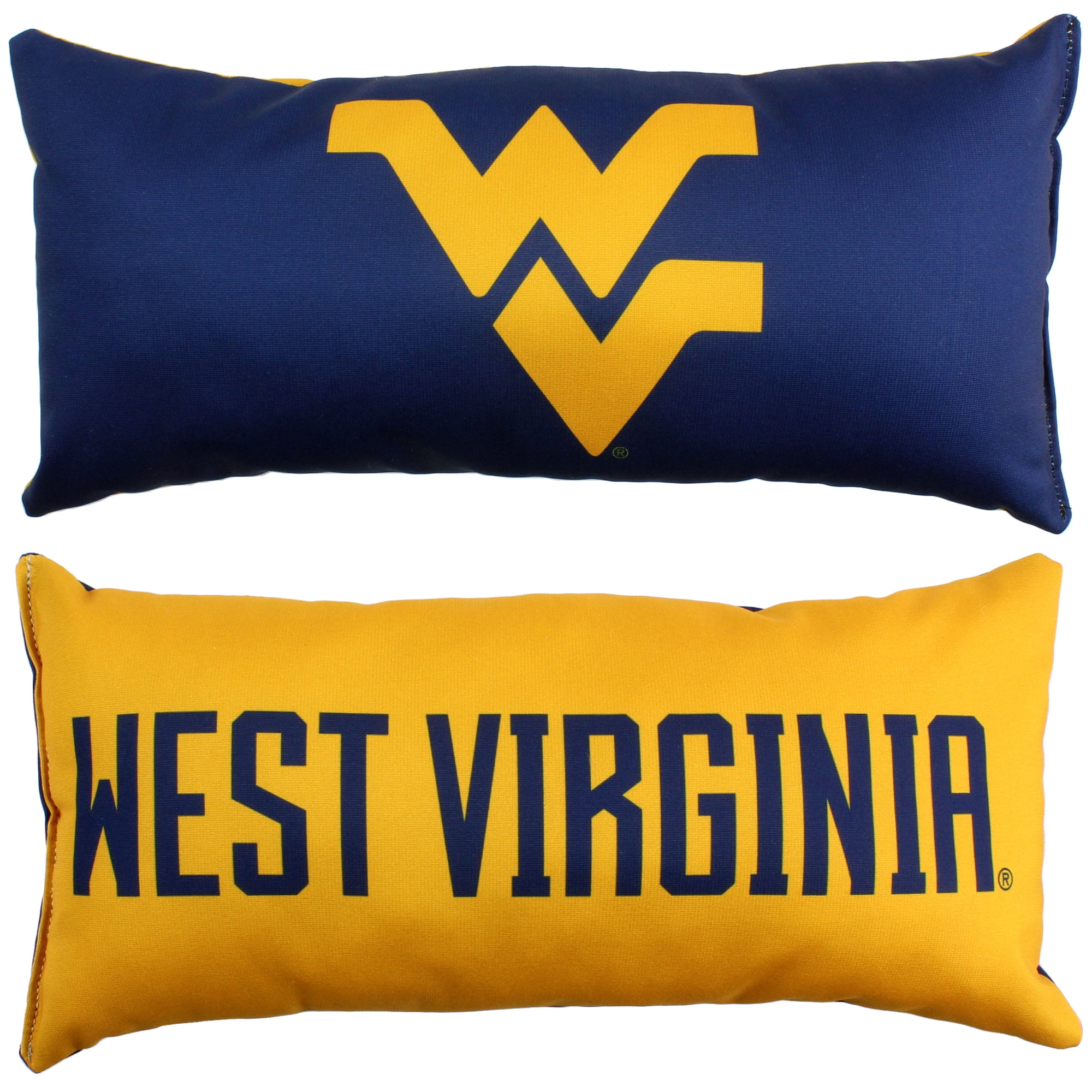 College Covers West Virginia Mountaineers Bolster Pillow - Walmart.com