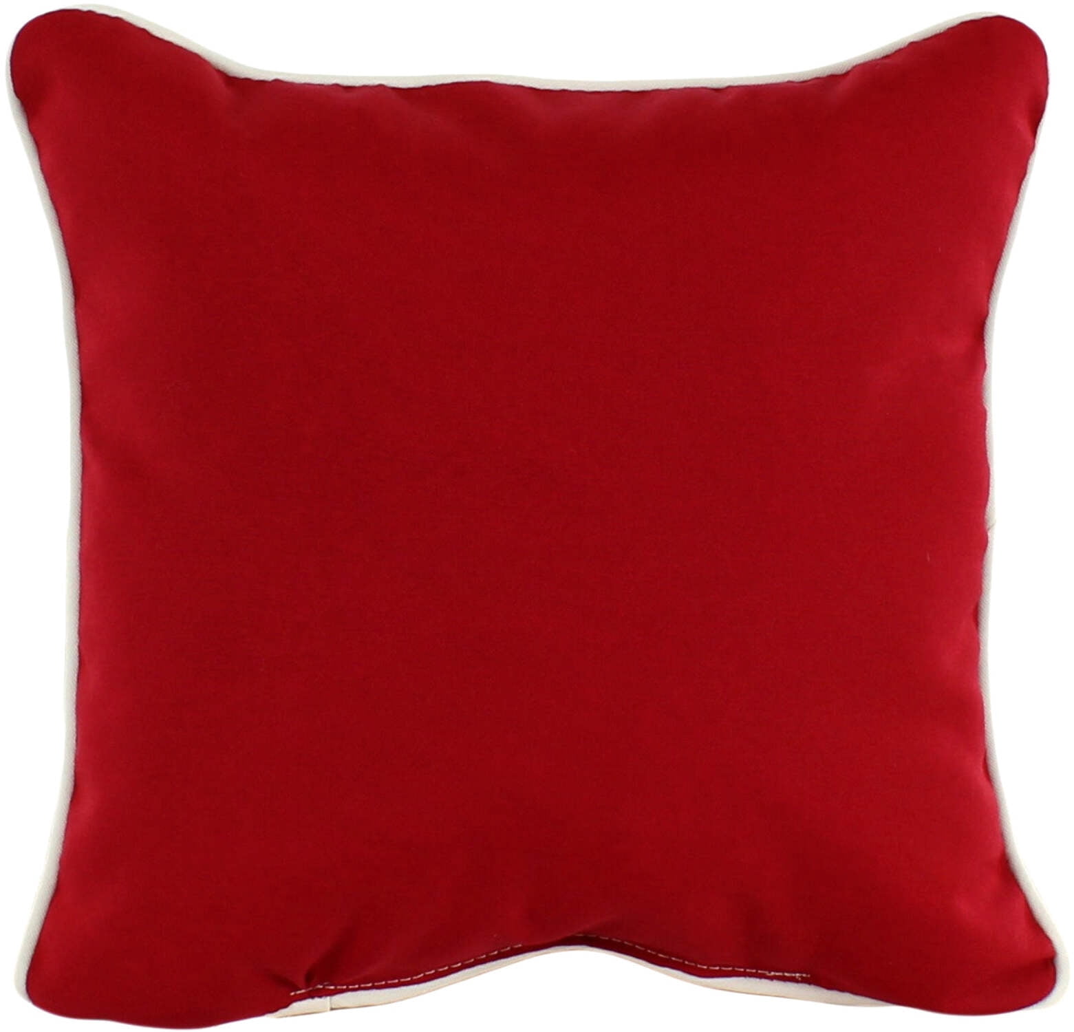 College Covers Garnet Decorative Outdoor Pillow, 16x16 in Piping Trim ...