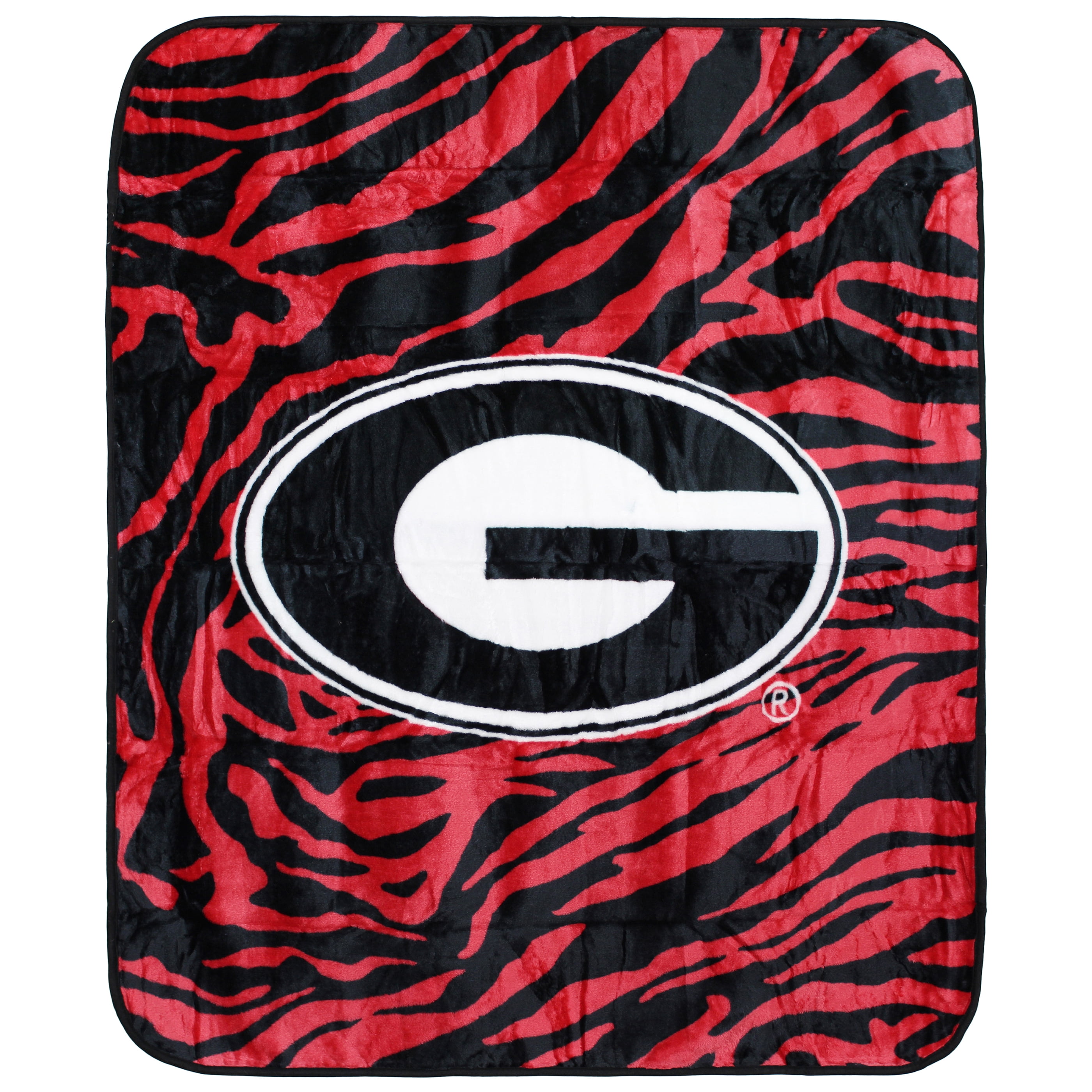 College Covers Everything Comfy Georgia Bulldogs Soft Raschel Throw ...