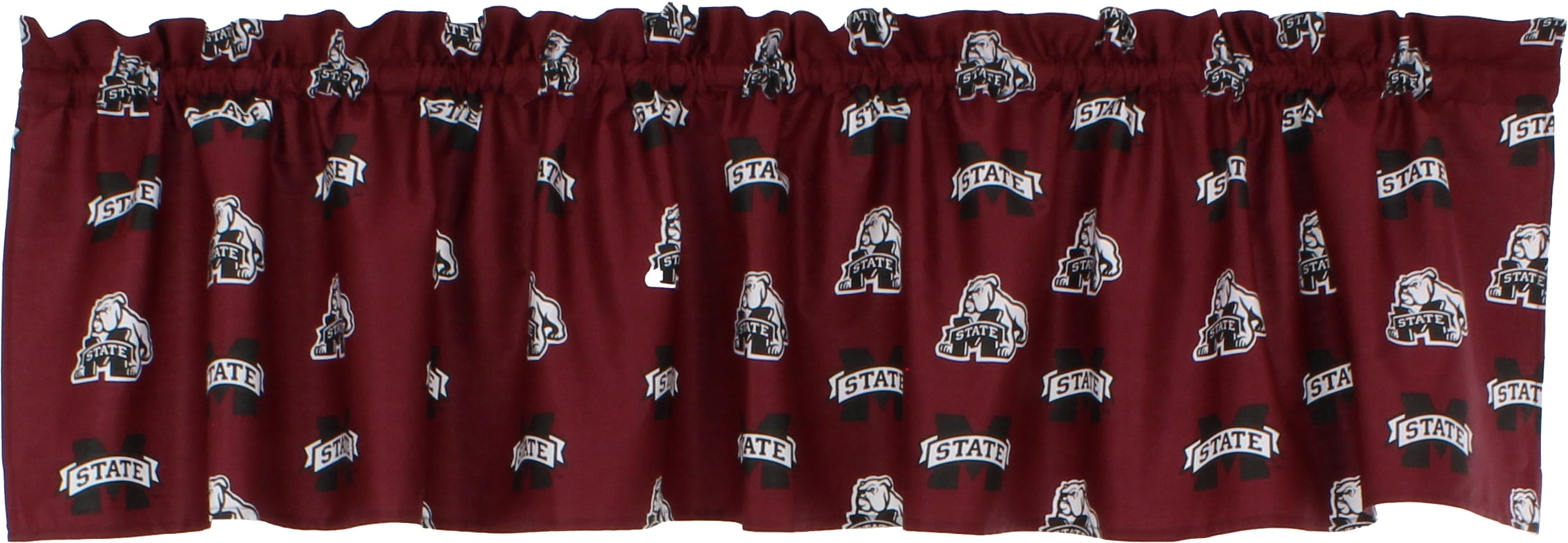 College Covers Mississippi State Bulldogs Curtain Valance - 84 x 15 ...