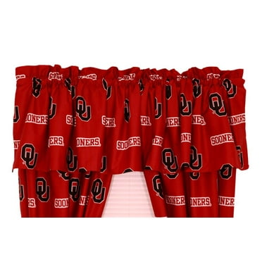 Ohio State Buckeyes 100% Cotton, 84" Curtain Panels, Set of 2 - Walmart.com