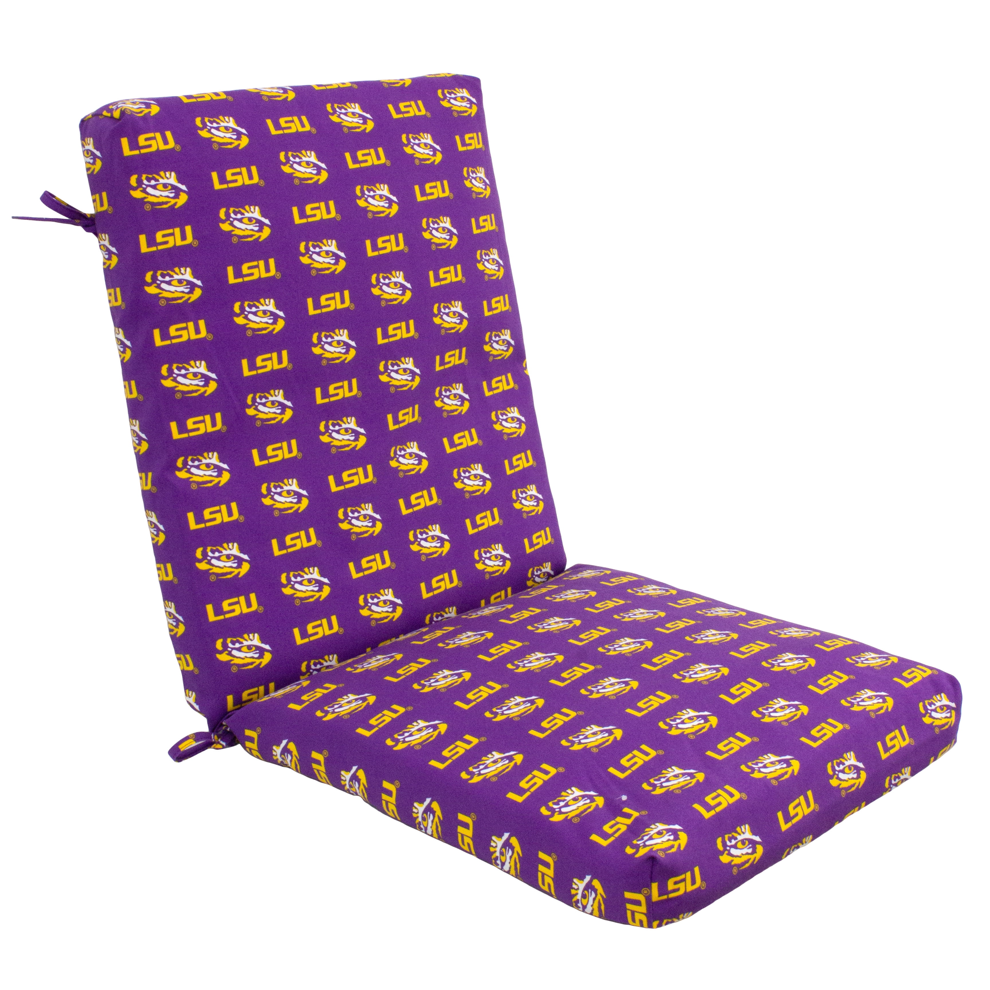 College Covers LSU Tigers 2pc Chair Cushion - Walmart.com