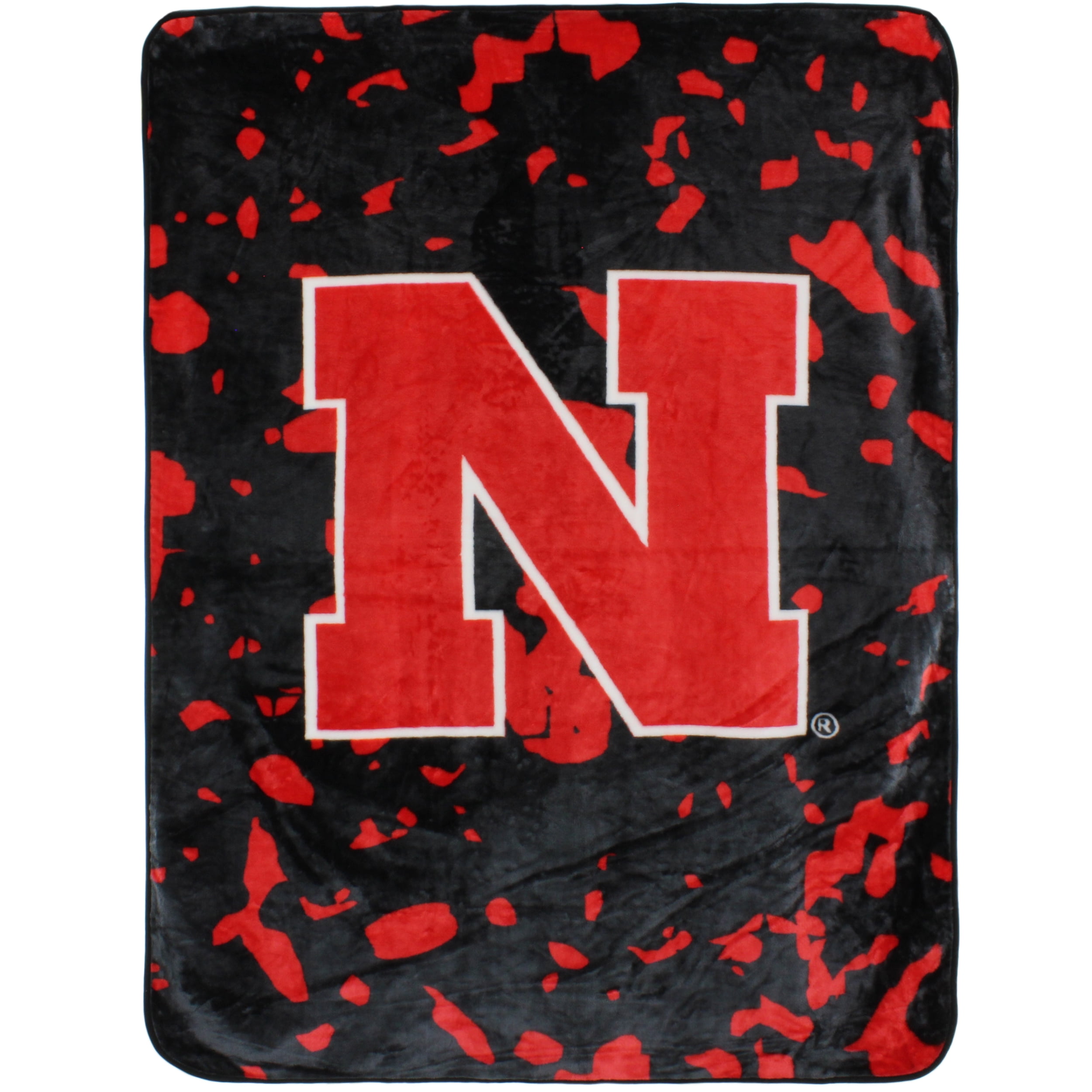 Free Shipping! Comfy Feet Nebraska Cornhuskers Throw Blanket 86x63 ...