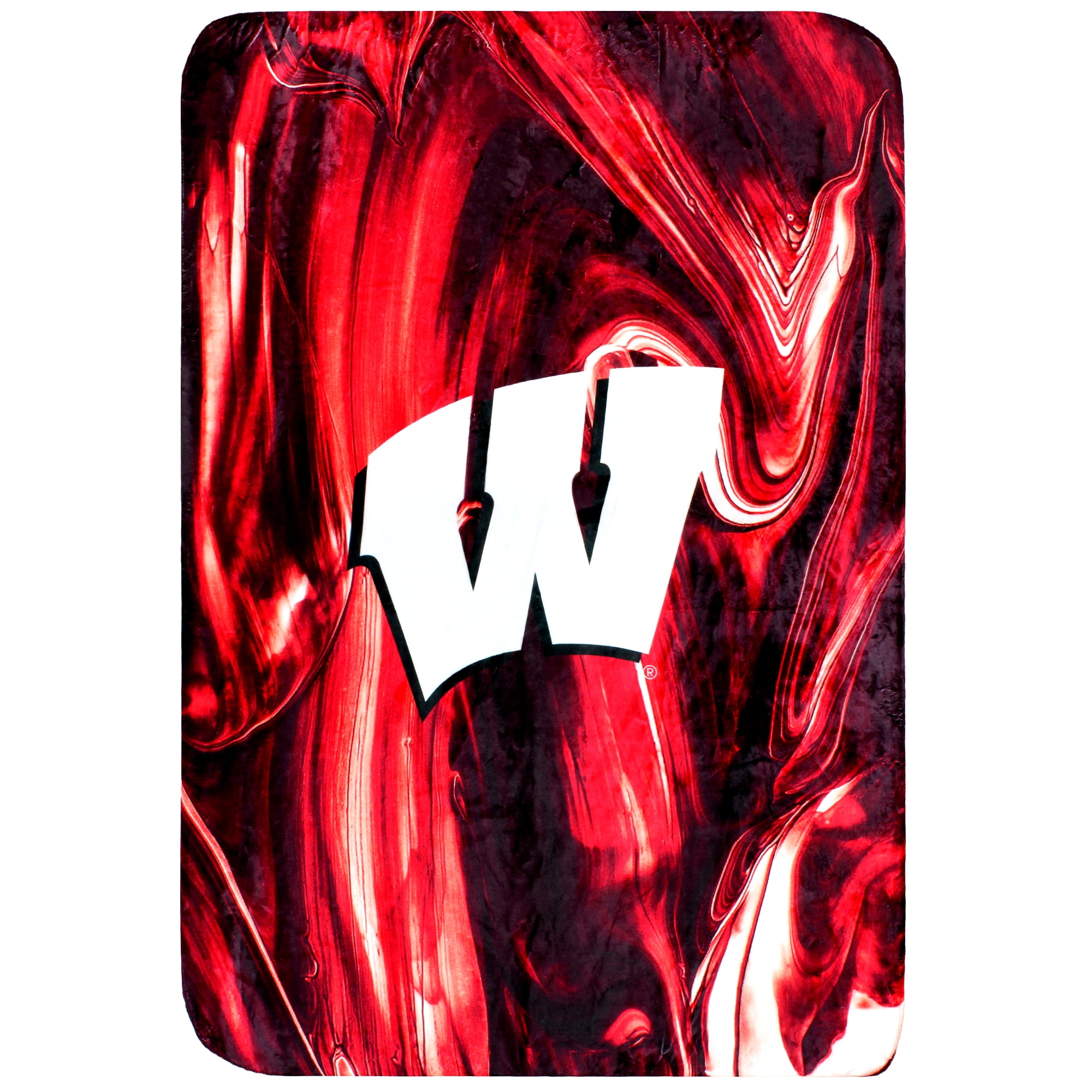 College Covers Wisconsin Badgers Sublimated Soft Throw Blanket, 42" x ...
