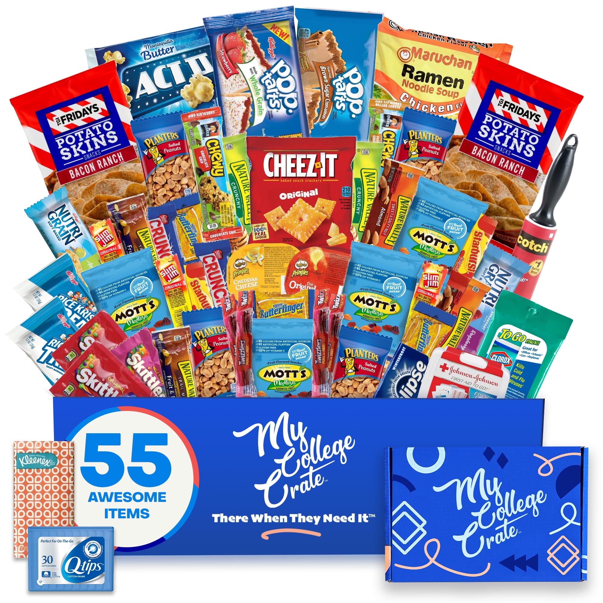 My College Crate Large Ultimate Snack Care Package for College Students ...