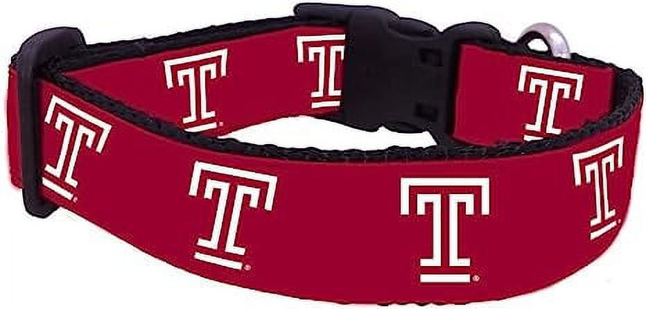 College Dog Collar (Large, Temple) - Walmart.com