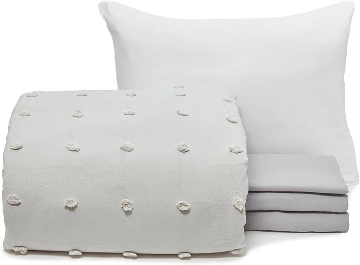 College Dorm 5 Piece Basic Value Pack - 5 Piece XL Set | XL | Comforter ...