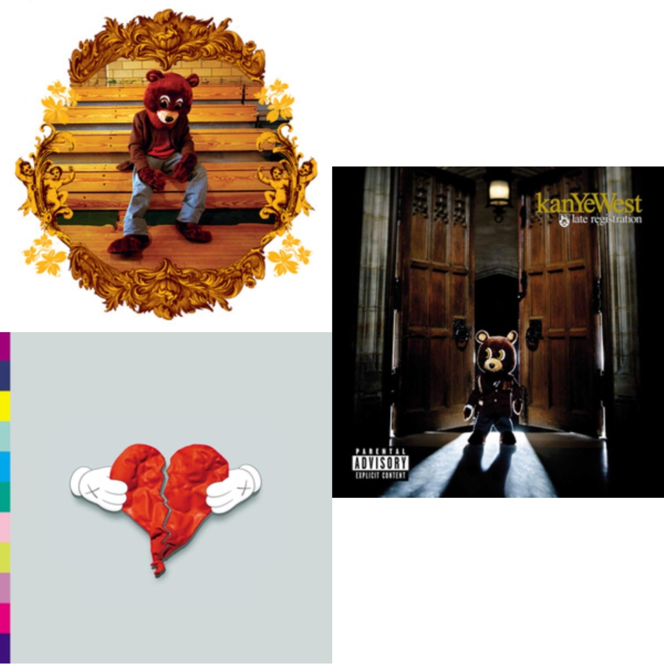 College Dropout & 808S & Heartbreak & Late Registration [LP Vinyl ...