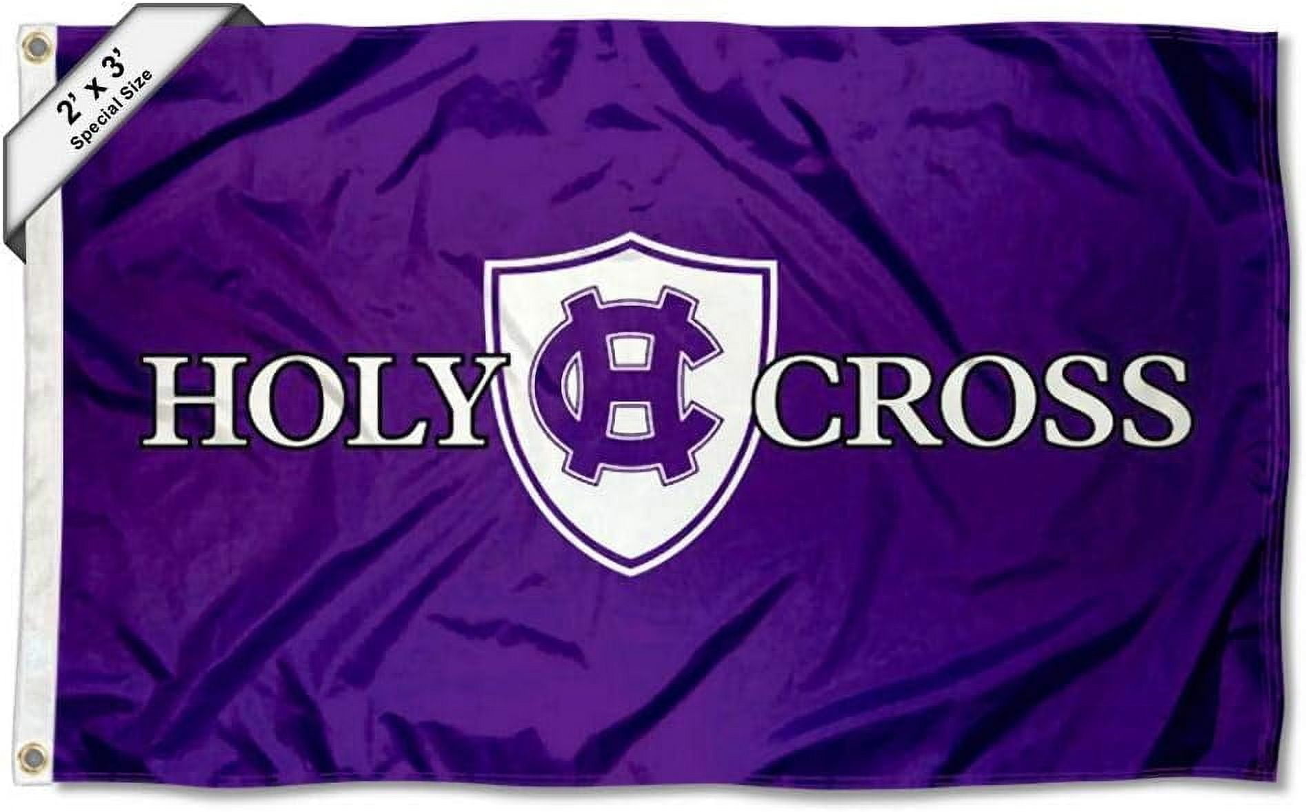 College Flags & Banners Co. Holy Cross Crusaders Small 2x3 Foot Flag ...