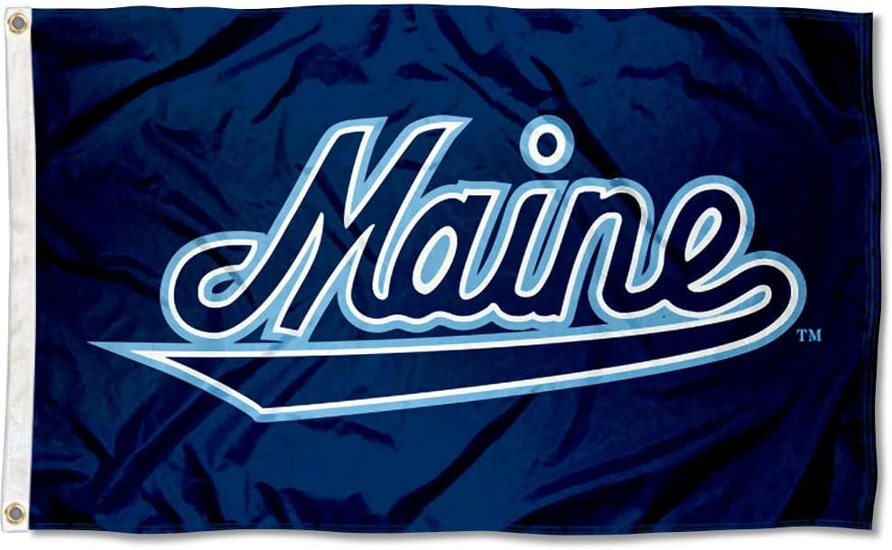 College Flags & Banners Co. Maine Black Bears Script Flag - Walmart.com