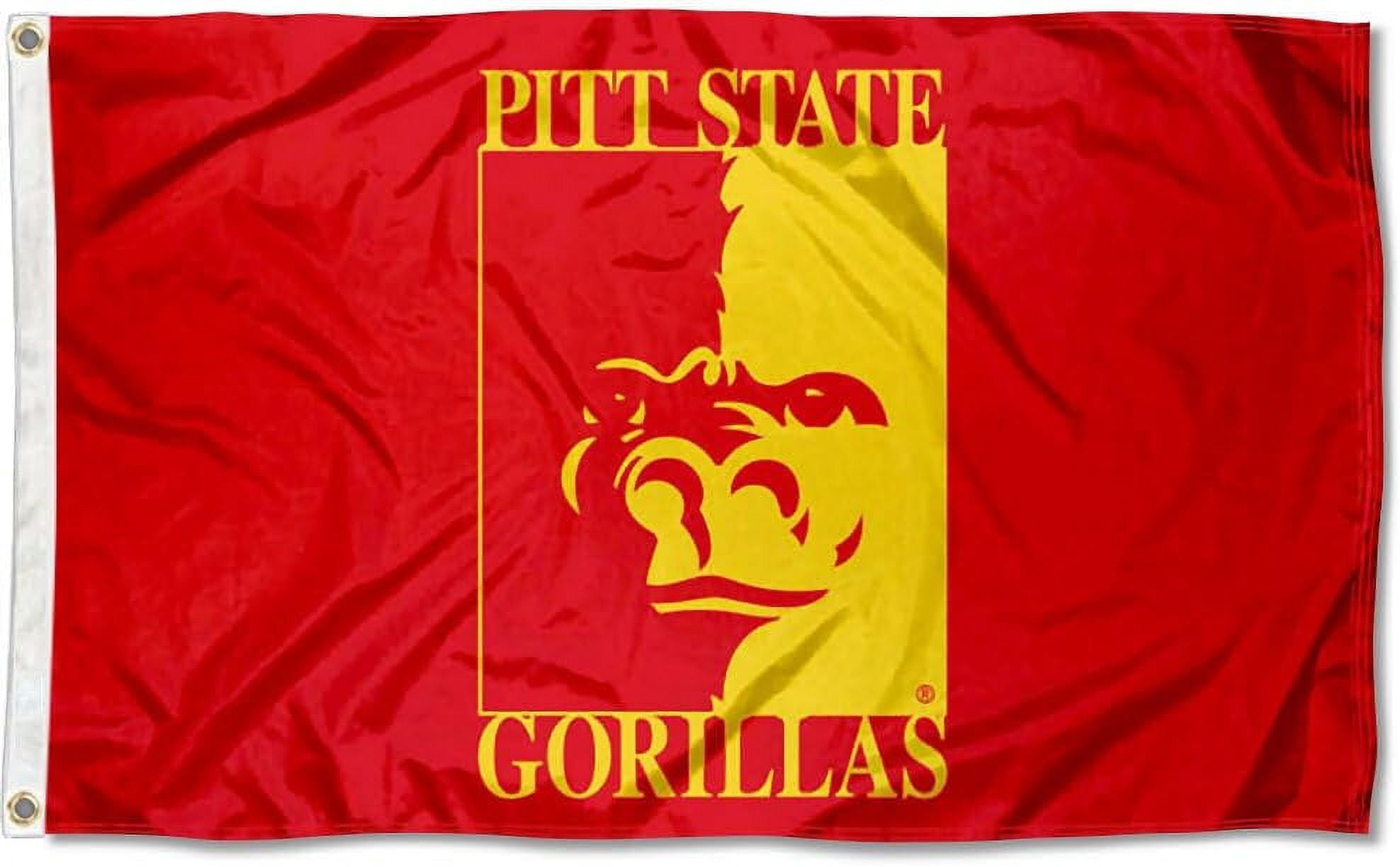 College Flags & Banners Co. Pittsburgh State Gorillas Crimson Square ...