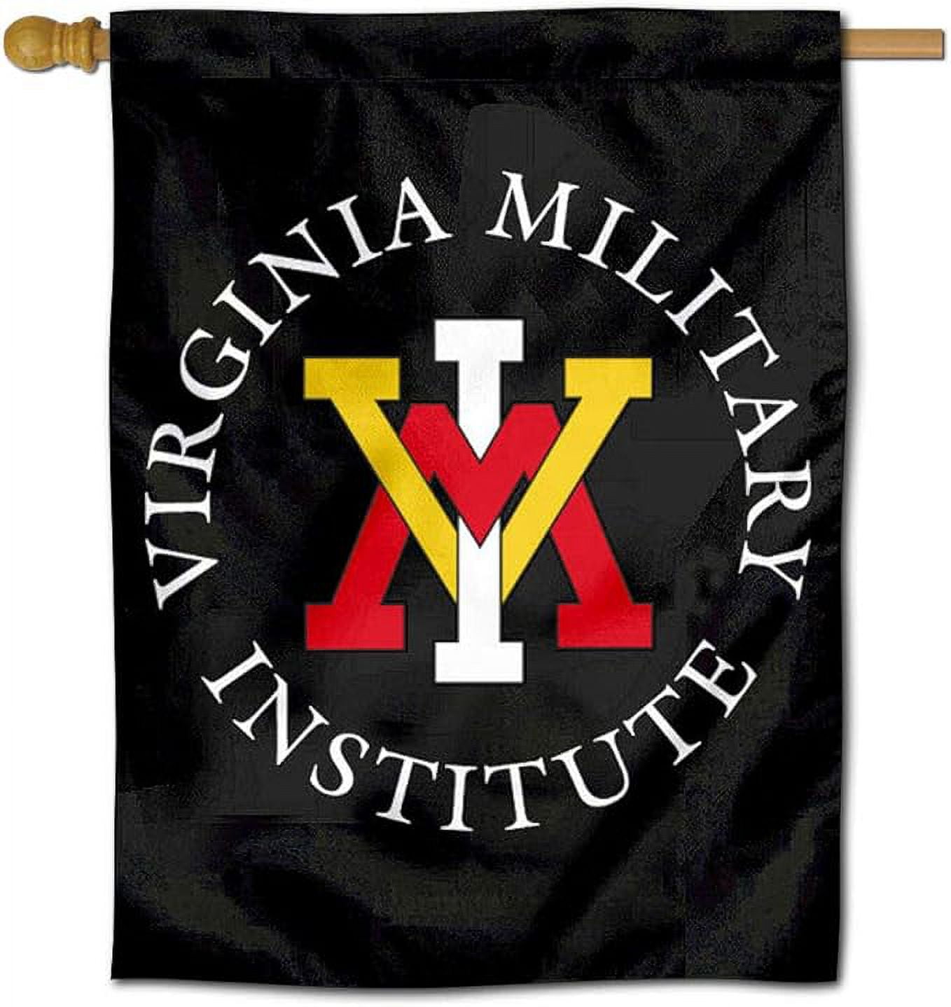College Flags & Banners Co. Virginia Military Keydets Black Double ...