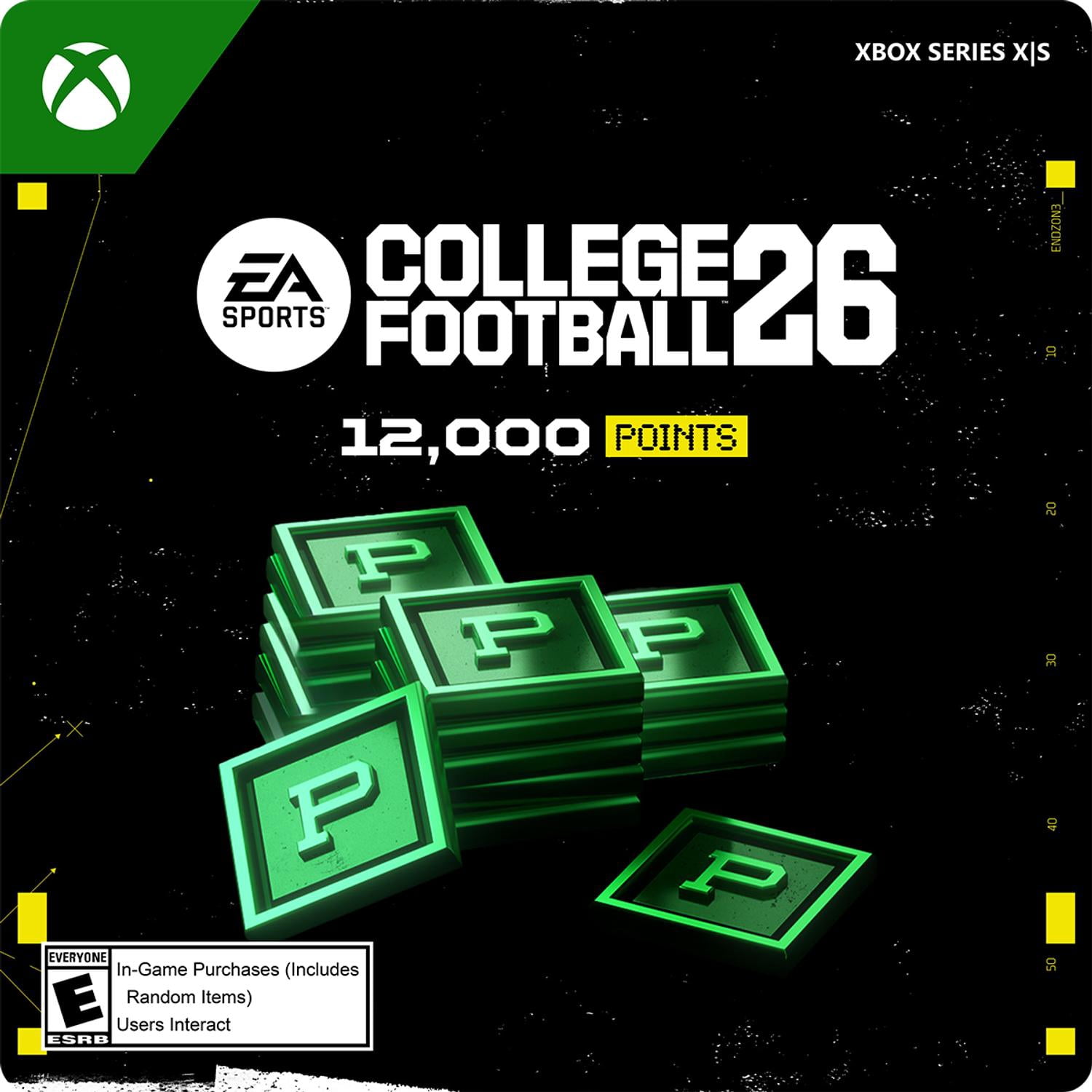 College Football 26: 12000 Points - Xbox Series X|S [Digital] - Walmart.com