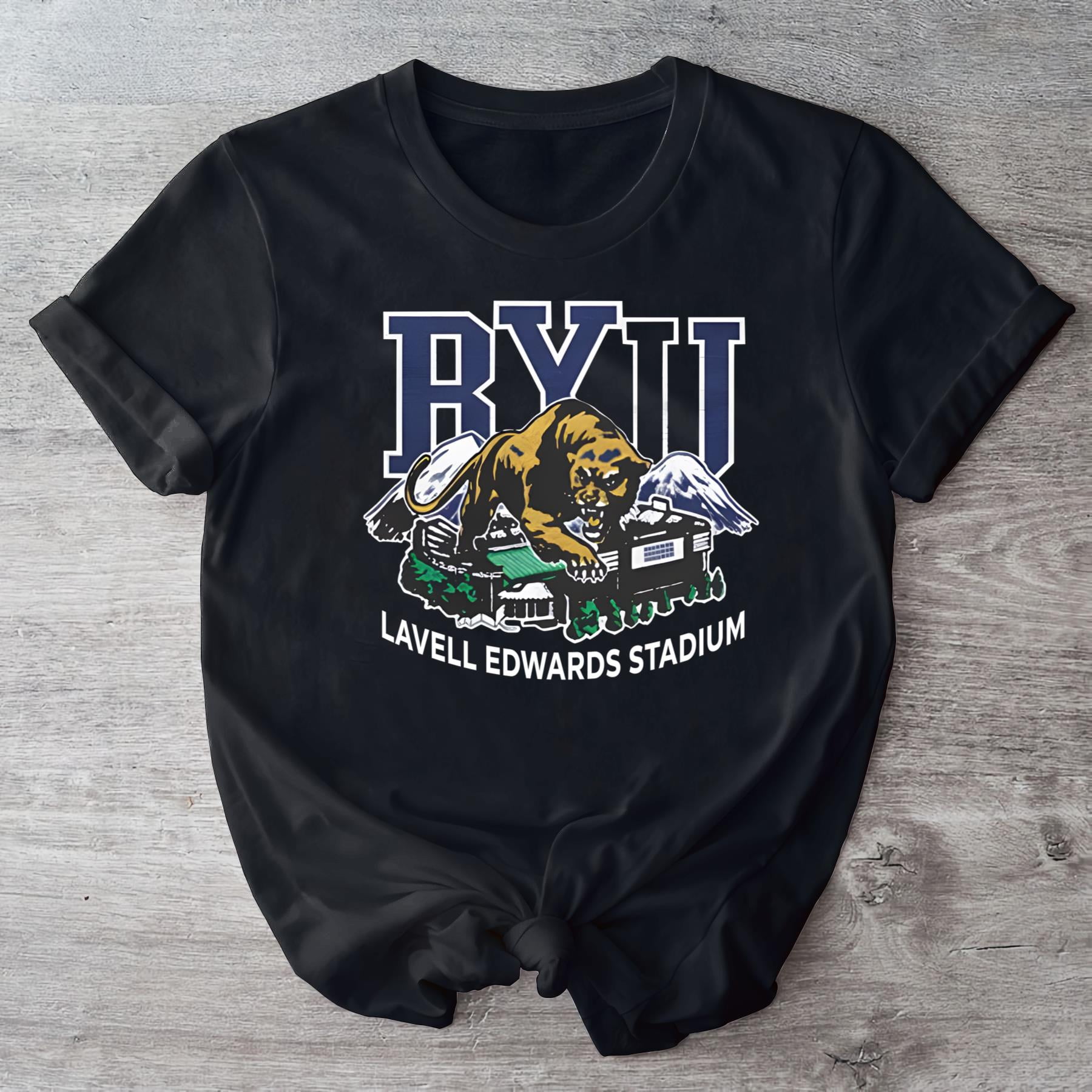 College Football Blue Wildcat Mascot Shirt, Game Day Spirit Stadium Graphic Tee, Sports Fan Gift ...