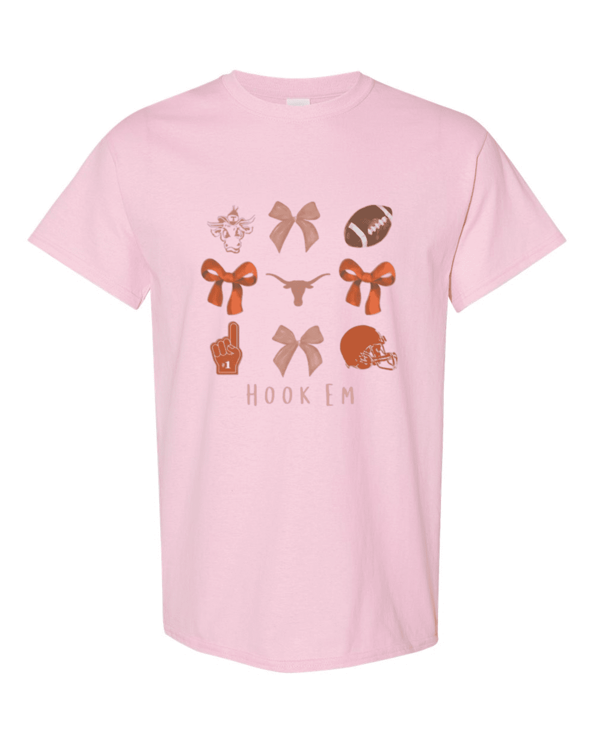 College Football Fan Cartoon Illustration Graphic Unisex T-Shirt, for ...