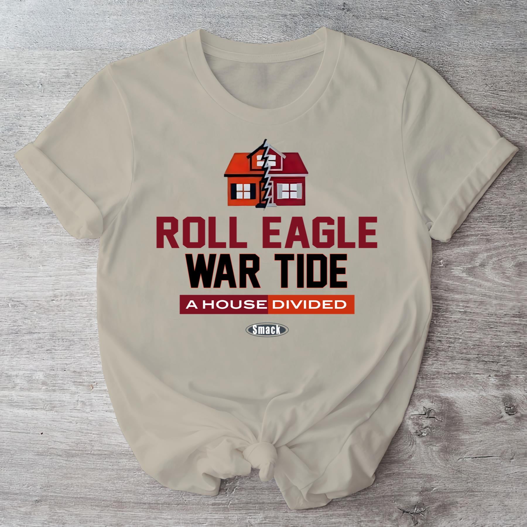 College Football Rivalry Graphic T-shirt, House Divided Design ...