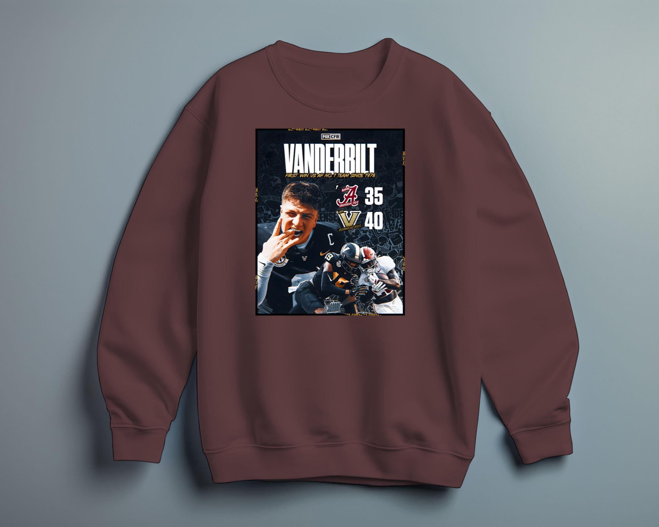 College Football Victory Shirt - First Win Against Top-Ranked Team ...