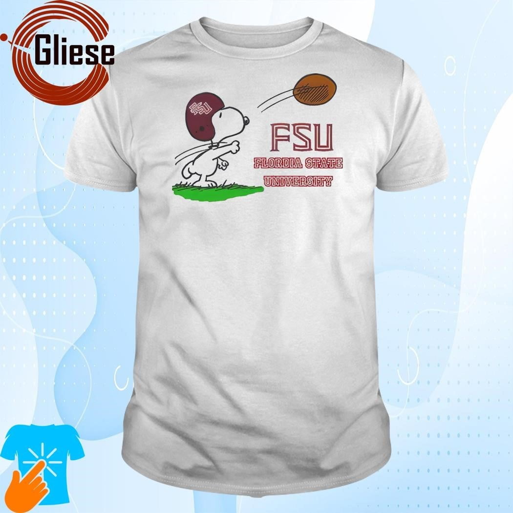 College Fsu Snoopy Florida State Football Shirt - Walmart.com